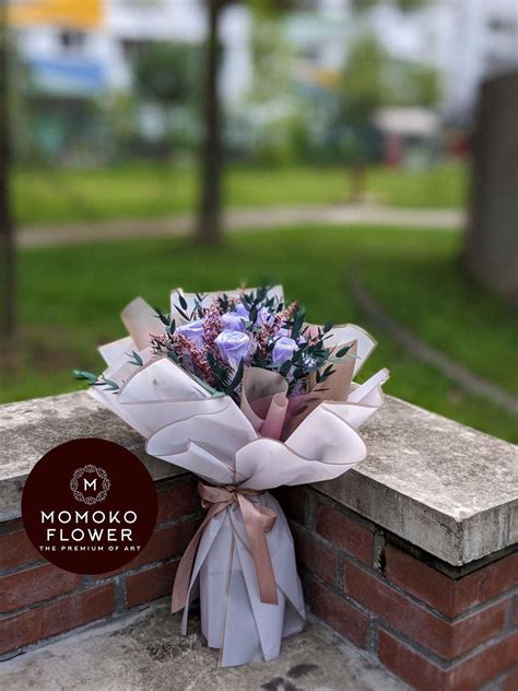 Momoko Sapphire Rose Flower Bouquet