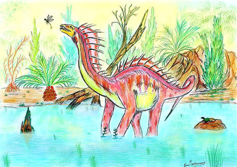 Amargasaurus Art For Sale Fine Art America
