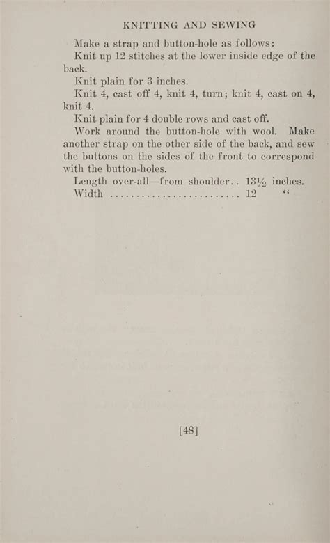 Image 56 Of Knitting And Sewing How To Make Seventy Useful Articles For Men In The Army And