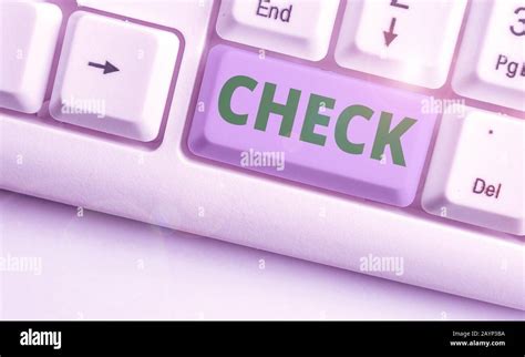 Handwriting Text Writing Check Conceptual Photo Mark Click On A Box In