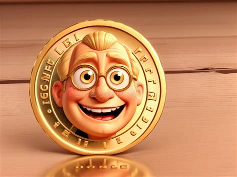 Funny Cute Coin Money Character Stock Illustration Illustration Of