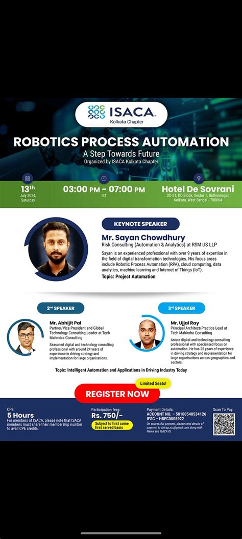 Sayan Chowdhury On Linkedin Isaca Rpa