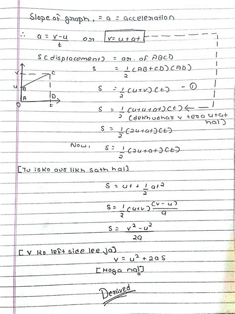 [expert Verified] Deduce The Following Equations Of Motion A S Ut 1 2 At2 B V2 U2 2as