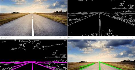 Opencv를 사용한 간단한 차선 인식 예제