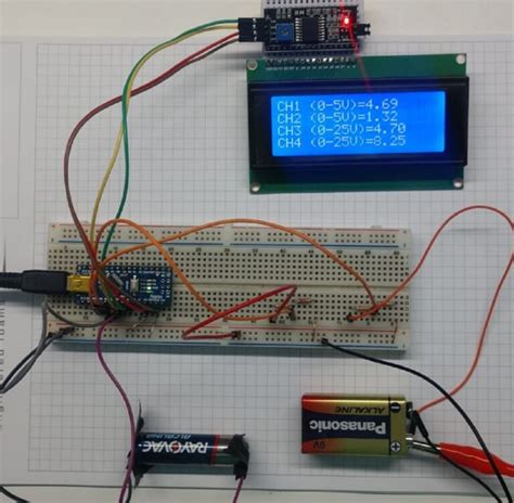 Aprenda A Fazer Um Voltímetro De 4 Canais Com Arduino Nano E Display