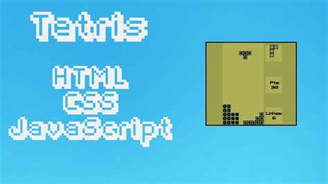 Tetris Web Gameplay Css Html Javascript Youtube