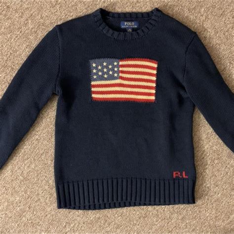 Ralph Lauren Flag Sweater Looking To Trade For Depop