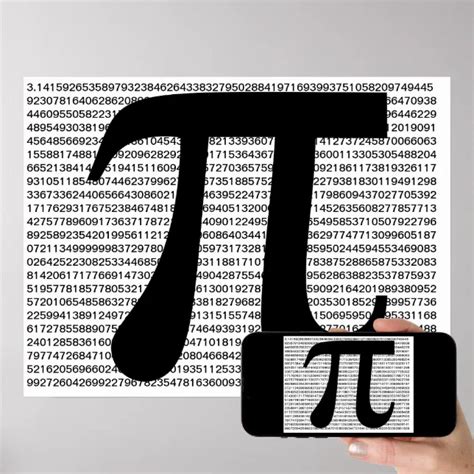 Digits Of Pi Poster Zazzle