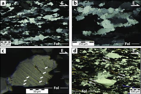 Quartz Microstructures A Typical Quartz Microstructures From The Download Scientific Diagram