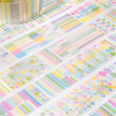 Basic Marker PET Tape babe Focus Marking DIY Scrapbooking สตกเกอรตกแตงเครองเขยน