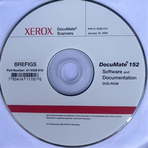 Xerox Documate 152 Scanner Software And Documentation Raybrad Free Download Borrow And