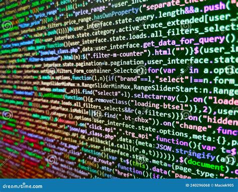 Html5 In Editor For Website Development Blurred Screen With Selective