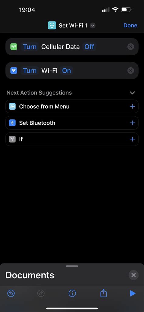 disabling wifi but not turning it off completely r shortcuts