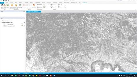 how to create triangulation surface grid from contour layer in mapinfo
