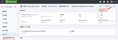 数据卷声明 Daocloud Enterprise