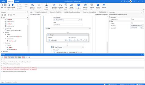 Getting Error Assign The Given Key Global Id Was Not Present In