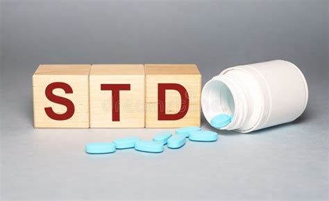 STD Sexually Transmitted Infections Acronym Text On Wooden Cubes Stock Image Image Of Condom