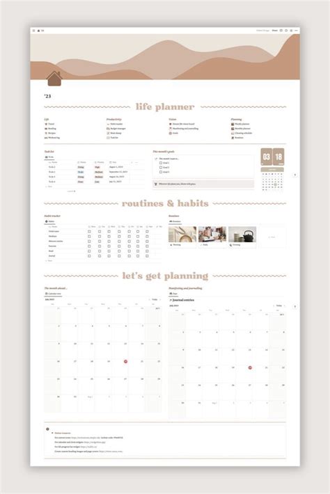 Notion Life Planner Template All In One In 2024 Life Planner