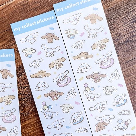 산리오 산리오 시나모롤 모카 캐릭터 씰 스티커 위시버킷