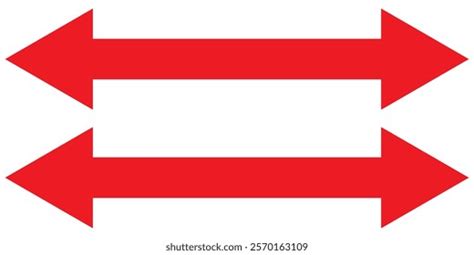 Left Right Arrow Pointer Cursor Opposite Stock Vector Royalty Free 2570163107 Shutterstock