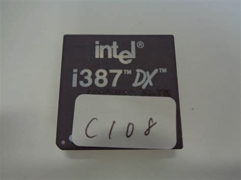 Intel I387 Dx A80387dx 16 33 ジャンク品 管理c108の落札情報詳細 ヤフオク落札価格検索 オークフリー
