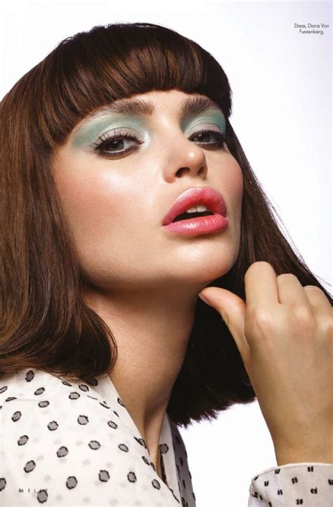 Valeriia Karaman Elle Arabia 1960s Beauty Fashion Editorial