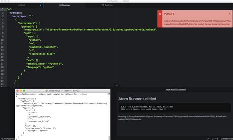 hydrogen can t find ipykernel launcher · issue 730 · nteract hydrogen