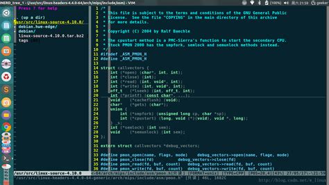 ubuntu下查看linux内核源码 vim ctags ubuntu阅读linux源码 csdn博客
