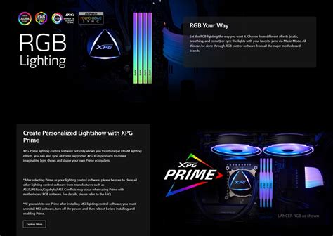 Adata XPG SPECTRIX D35G DDR4 RAM Memory PC Deskstop Gaming RGB 8GB 16GB 3200mhz 3600mhz