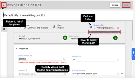 Create And Configure Document Templates Aodocs Knowledge Base