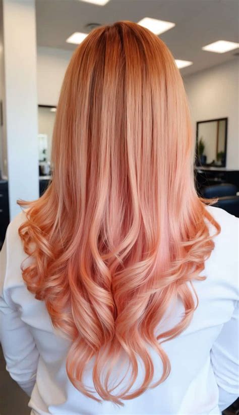 19 Peach Ombre Hair Ideas Dreamy Pink Orange Tresses For A Fun Summer