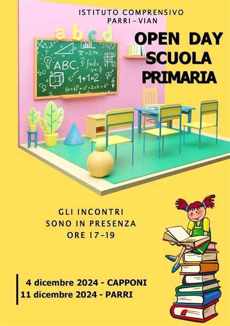 Primaria Open Day Istituto Comprensivo Statale Parri Vian