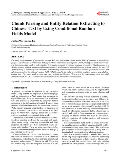 Pdf Chunk Parsing And Entity Relation Extracting To Chinese Text By