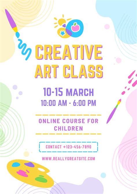 Free And Customizable Art Class Templates Canva