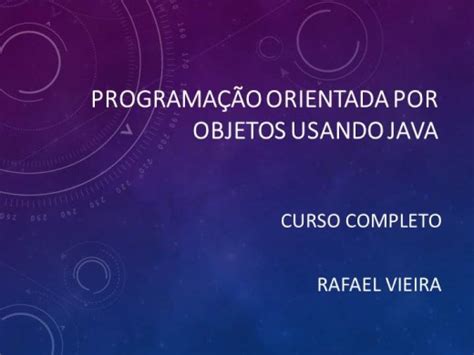 curso online de programação orientada a objetos java
