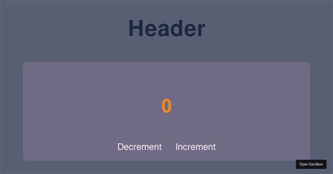 Starter Code Codesandbox