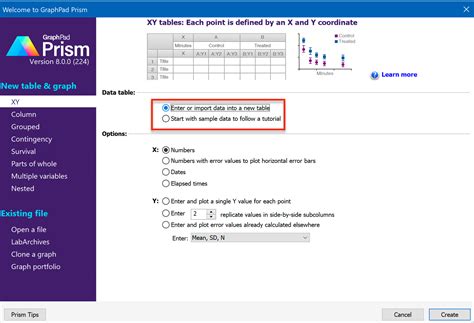 With Prism How Can I Create An Empty Data Table All I See Are Lists