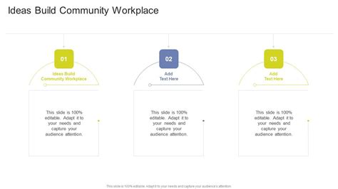 Ideas Build Community Workplace In Powerpoint And Google Slides Cpb PPT PowerPoint