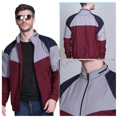 Red Mens Nylon Wincheater Biker Jacket At ₹ 290 In New Delhi Id