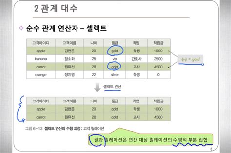 [db]관계데이터 연산