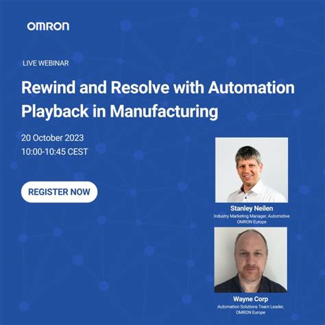 Omron Industrial Automation Europe On Linkedin Automationplayback Makeitomron