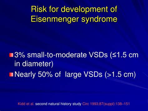 Ppt Eisenmenger Syndrome In Adults With Congenital Heart Disease