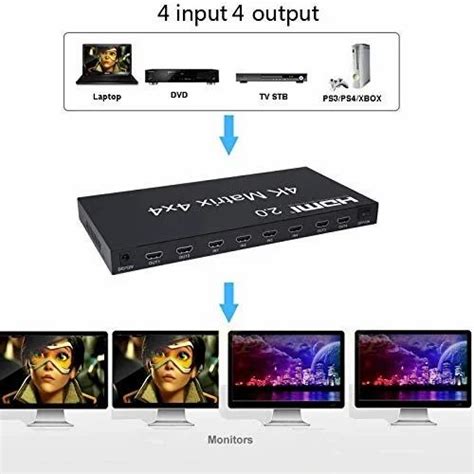techut 4 x 4 hdmi matrix switcher switch at rs 9500 hdmi switch in