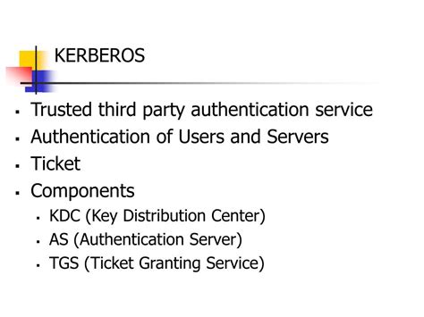 Ppt Public Key Cryptography Extensions Into Kerberos Powerpoint Presentation Id4596474