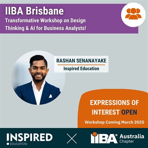 Iiba Businessanalysis Businessanalyst Iibabrisbane Designthinking Ai Iiba Australia