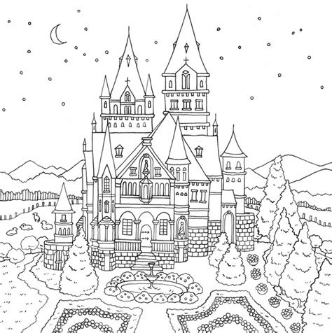 Раскраски Замок - Распечатать бесплатно (100 штук)