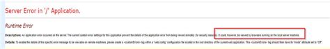 Error In Admin Server Error In Application Runtime Error