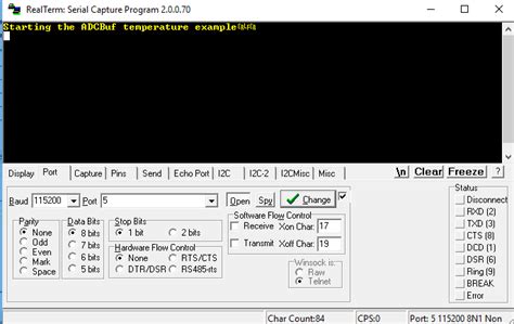 Rtosmsp432p401r Temperature Sensor Example Msp Low Power