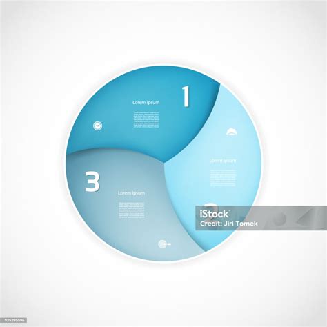 벡터 Infographic 원입니다 그래프 다이어그램 차트 워크플로 레이아웃 번호 옵션 웹 디자인 라운드 사이클링에 대 한