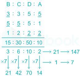 Solved The Sum Of Four Numbers A B C And D Is The Ratio Of C